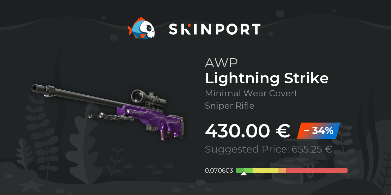 AWP | Lightning Strike (Minimal Wear) - Counter-Strike 2 - Skinport