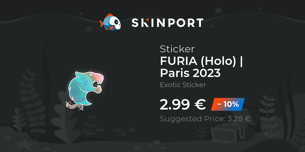 Sticker | FURIA (Holo) | Paris 2023 - Counter-Strike 2 - Skinport