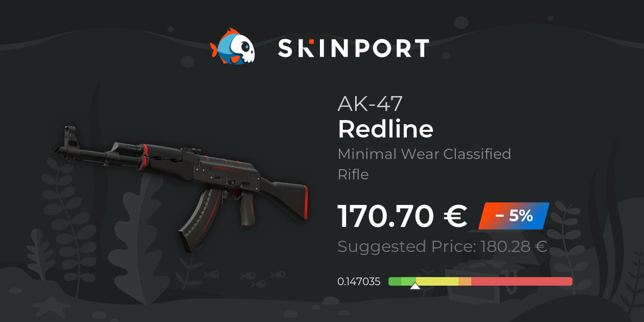 AK-47 | 红线 (略有磨损) - Counter-Strike 2 - Skinport