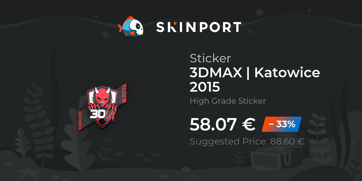 Sticker | 3DMAX | Katowice 2015 - CS2 - Skinport