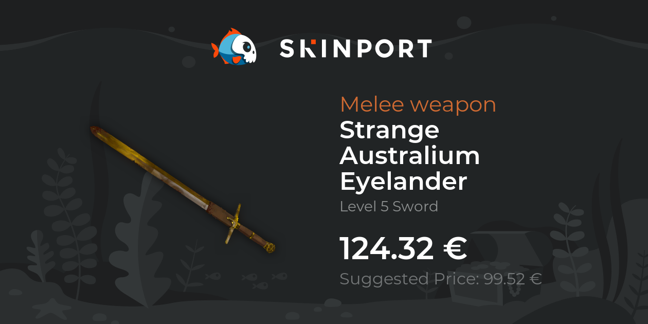 Strange Australium Eyelander - Team Fortress 2 - Skinport
