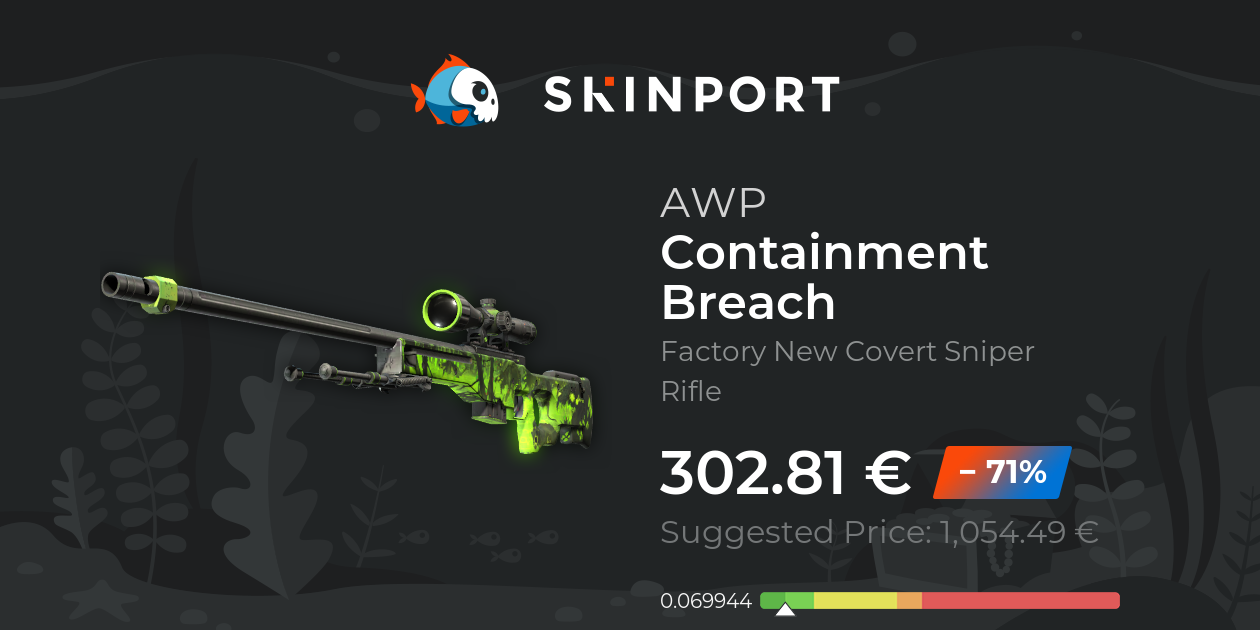 AWP | Containment Breach (Factory New) - Counter-Strike 2 - Skinport