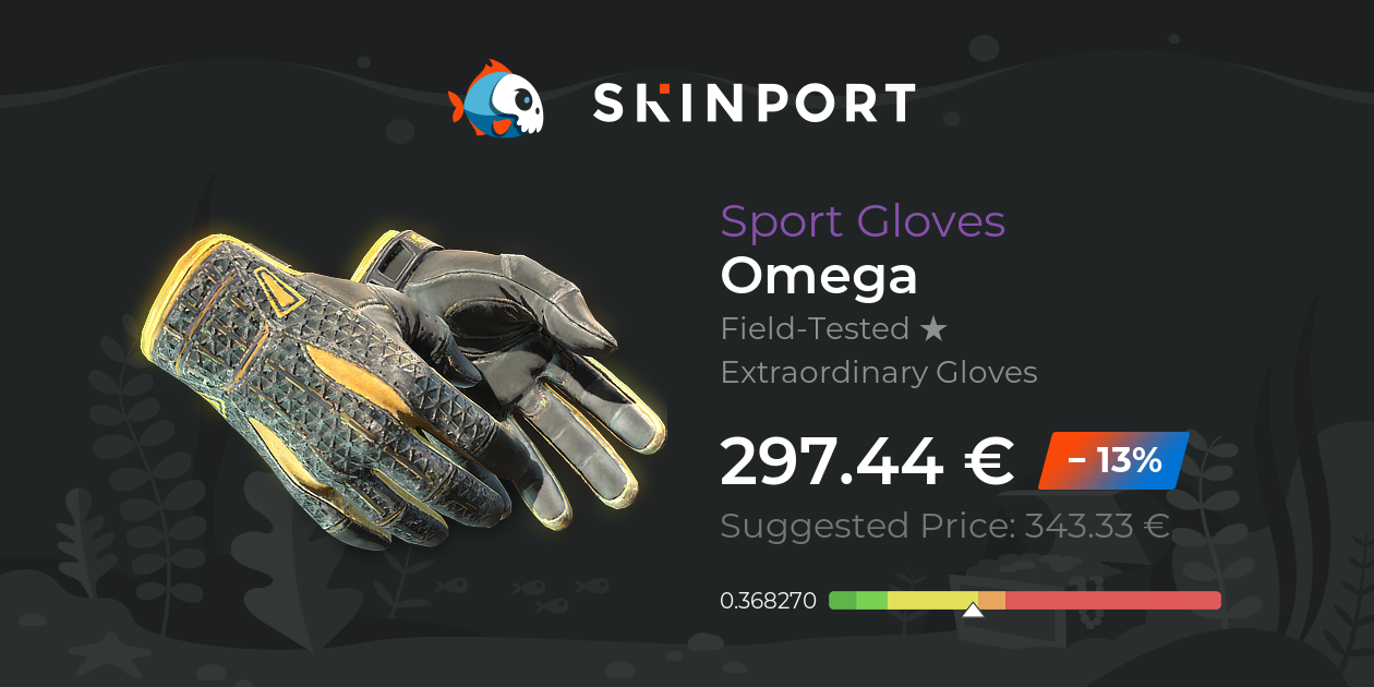 Sport Gloves | Omega (Field-Tested) - Counter-Strike 2 - Skinport
