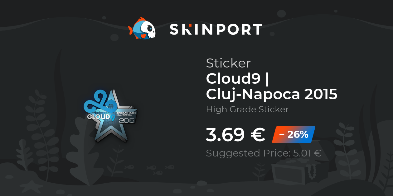 印花 | Cloud9 | 2015年克卢日-纳波卡锦标赛 - Counter-Strike 2 - Skinport