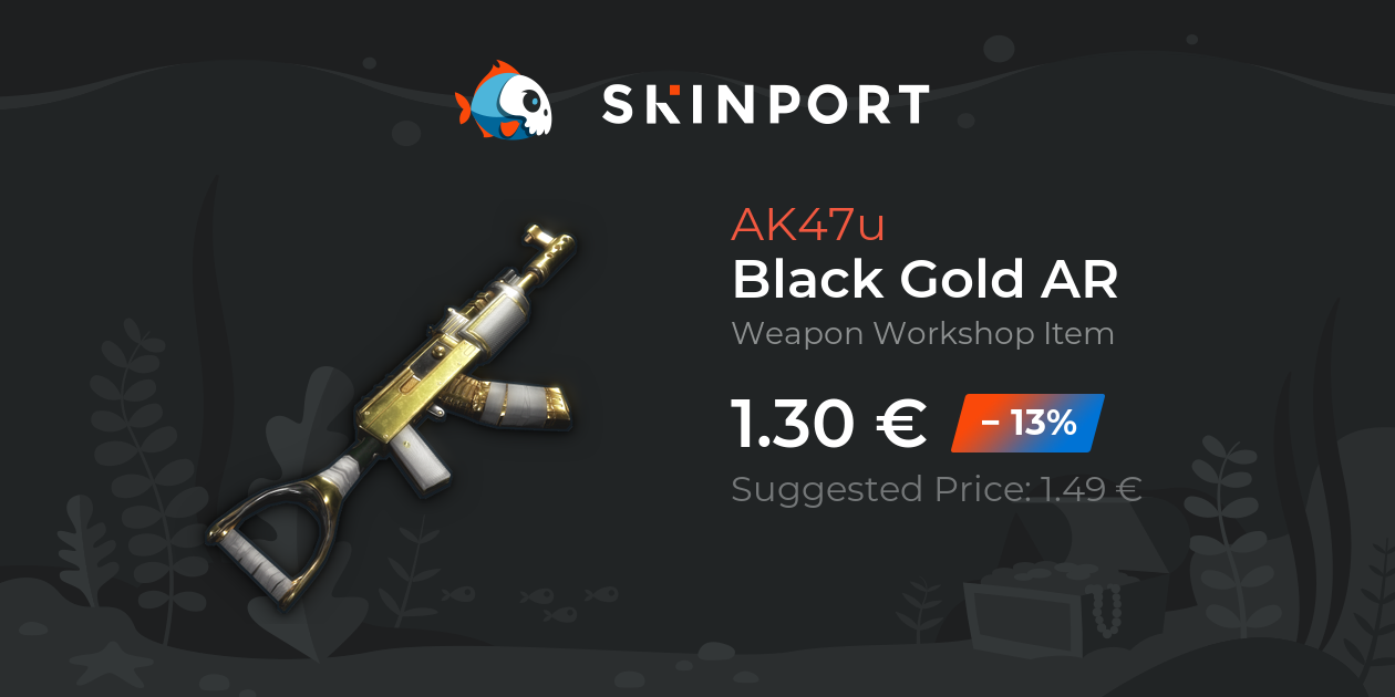Black Gold AR - Rust - Skinport