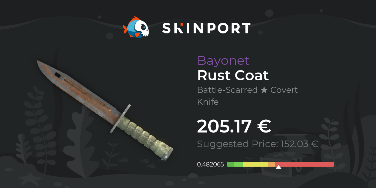 Bayonet | Rust Coat (Battle-Scarred) - Counter-Strike 2 - Skinport
