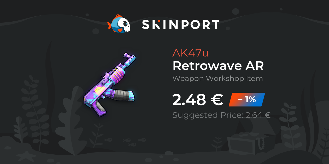 Retrowave AR - Rust - Skinport