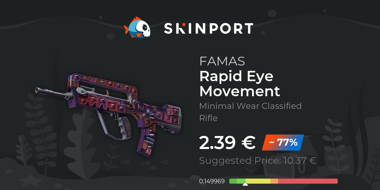 FAMAS | Rapid Eye Movement (Minimal Wear) - Counter-Strike 2 - Skinport