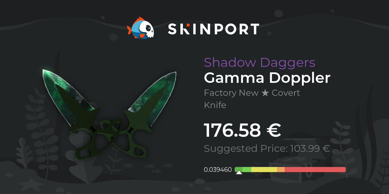 Shadow Daggers | Gamma Doppler (Factory New) - Counter-Strike 2 - Skinport