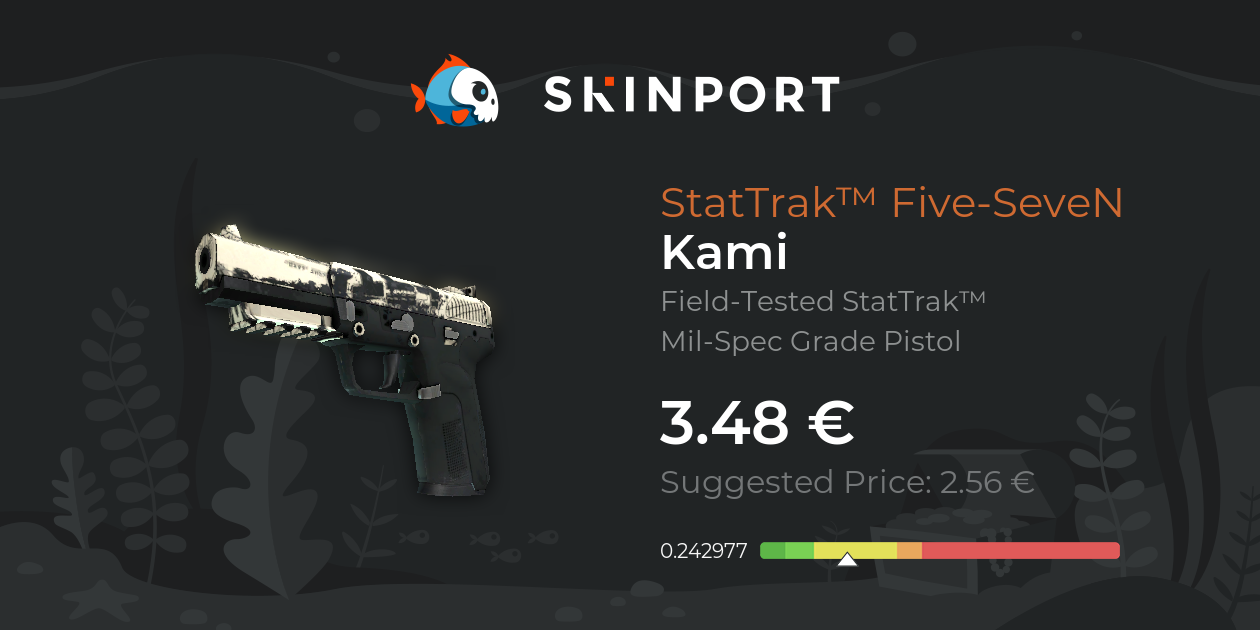 StatTrak™ Five-SeveN | Kami (Field-Tested) - Counter-Strike 2 - Skinport