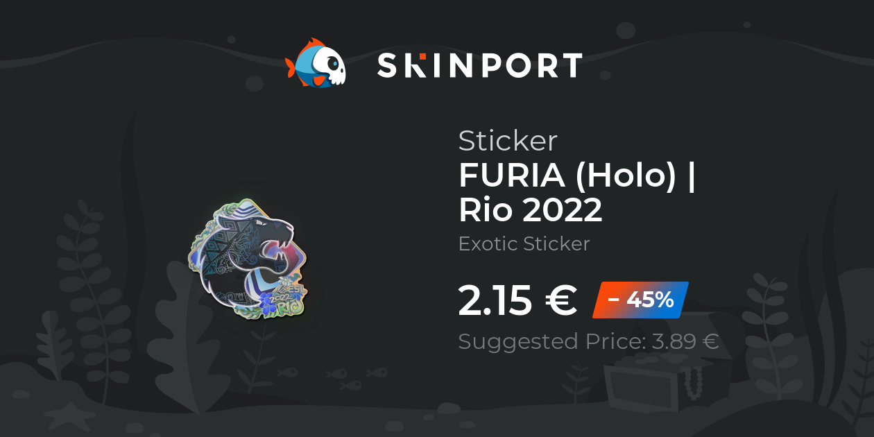 Sticker | FURIA (Holo) | Rio 2022 - Counter-Strike 2 - Skinport