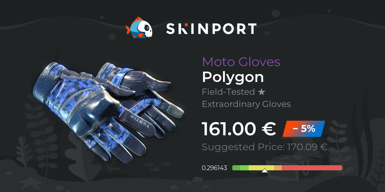 Moto Gloves | Polygon (Field-Tested) - Counter-Strike 2 - Skinport