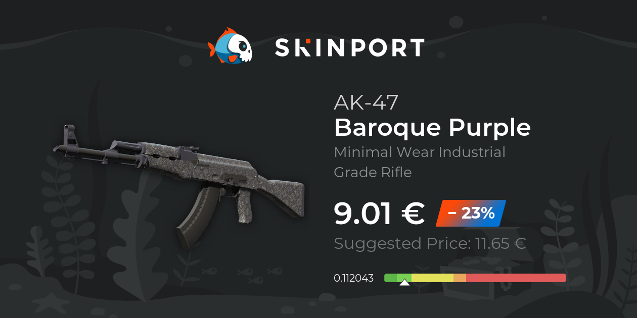 AK-47 | Baroque Purple (Minimal Wear) - Counter-Strike 2 - Skinport