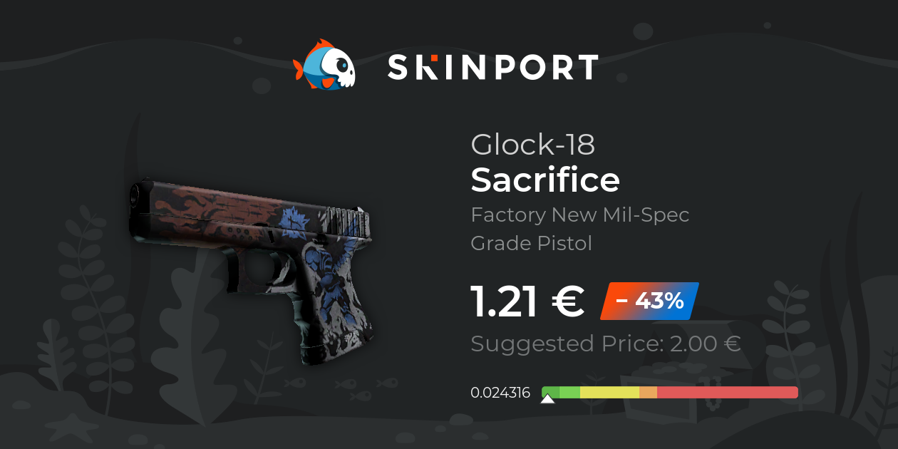 Glock-18 | Sacrifice (Factory New) - CS2 - Skinport