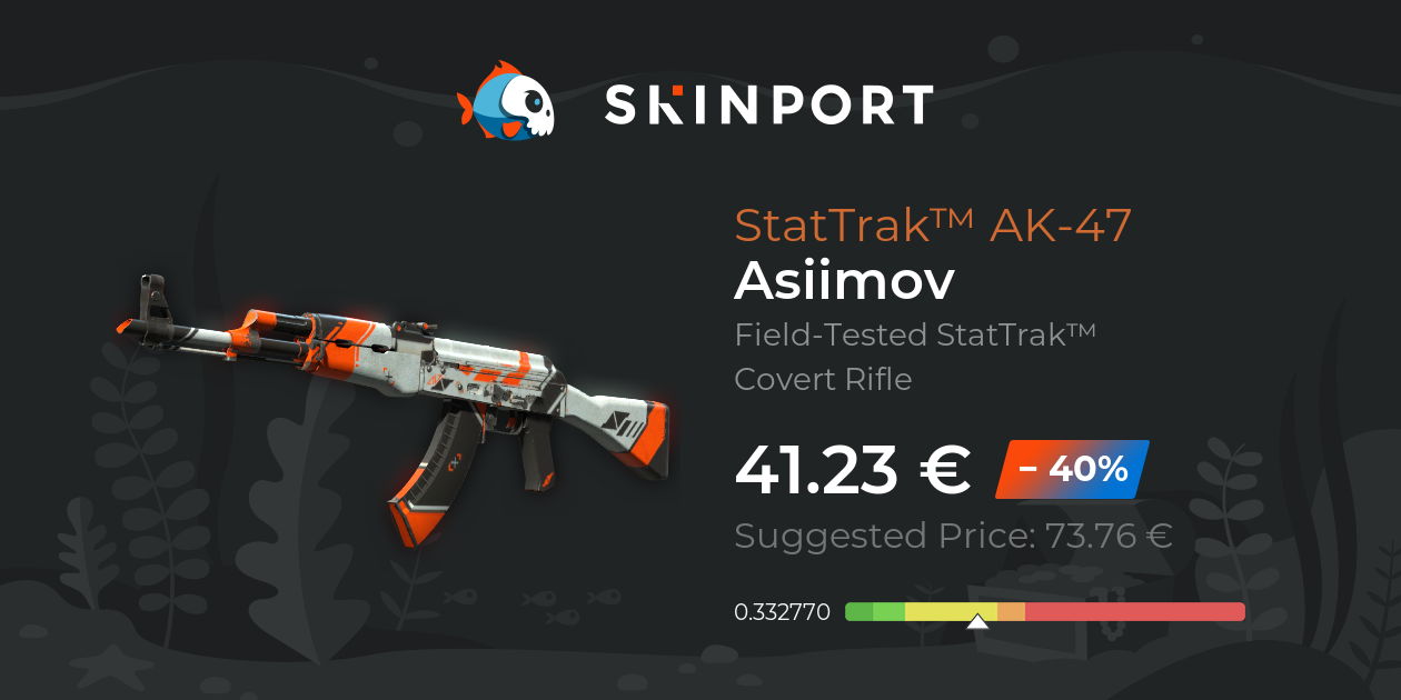 StatTrak™ AK-47 | Asiimov (Field-Tested) - Counter-Strike 2 - Skinport