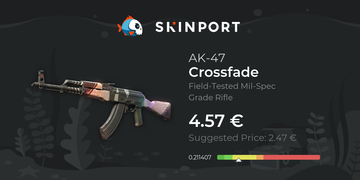 AK-47 | Crossfade (Field-Tested) - Counter-Strike 2 - Skinport