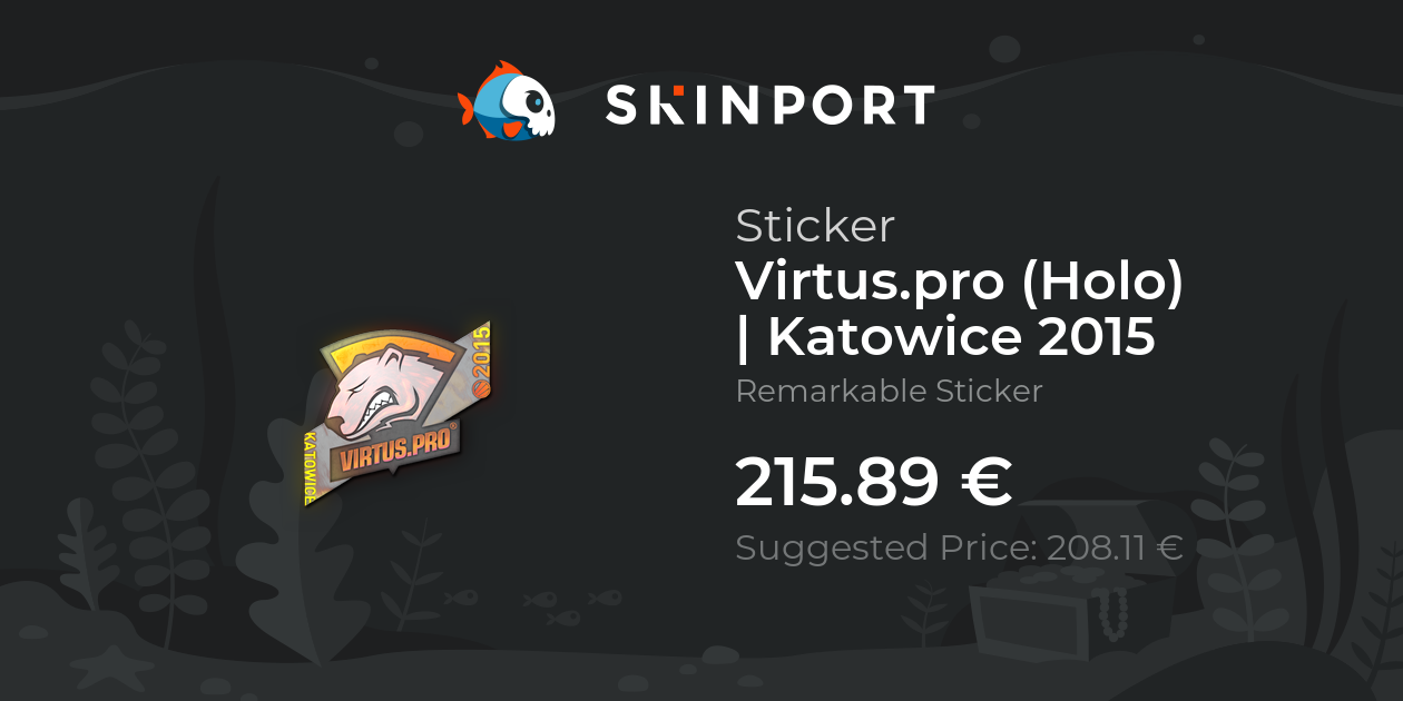 Naklejka | Virtus.pro (hologramowa) | Katowice 2015 - Counter-Strike 2 ...