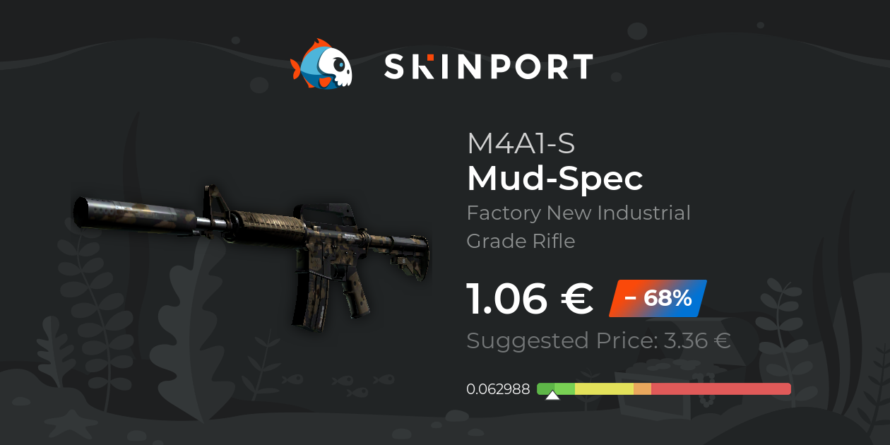 M4A1-S | Mud-Spec (Factory New) - CS2 - Skinport