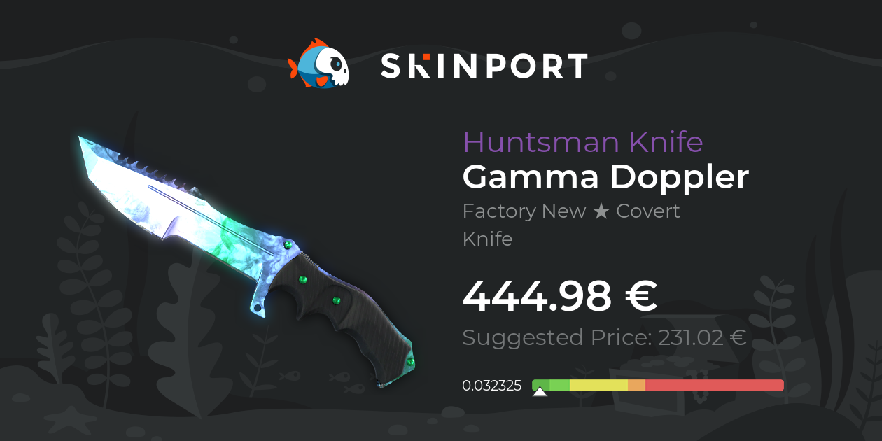 Huntsman Knife | Gamma Doppler (Factory New) - Counter-Strike 2 - Skinport