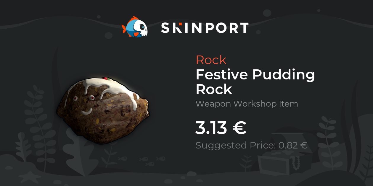 Festive Pudding Rock - Rust - Skinport