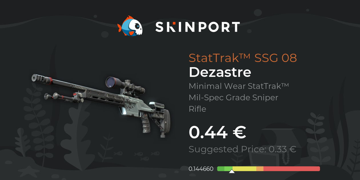StatTrak™ SSG 08 | Dezastre (Minimal Wear) - Counter-Strike 2 - Skinport