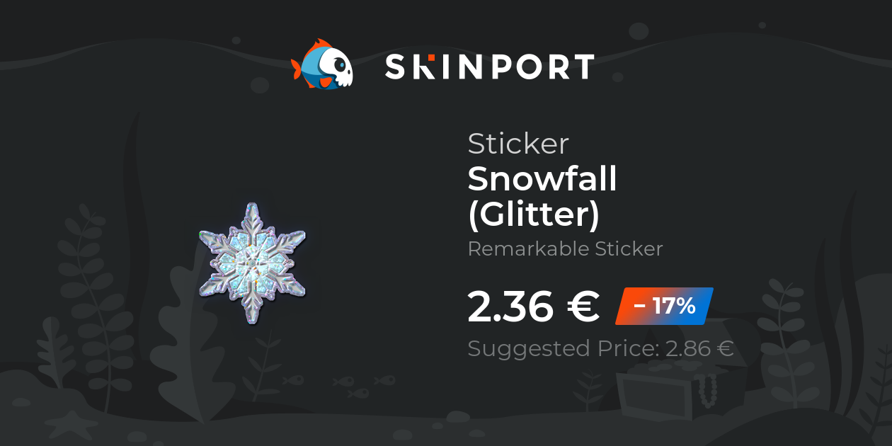 Sticker | Snowfall (Glitter) - Counter-Strike 2 - Skinport