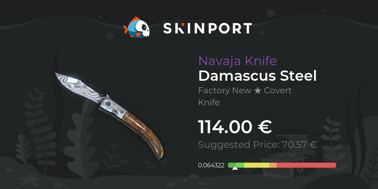 Navaja Knife | Damascus Steel (Factory New) - CS2 - Skinport