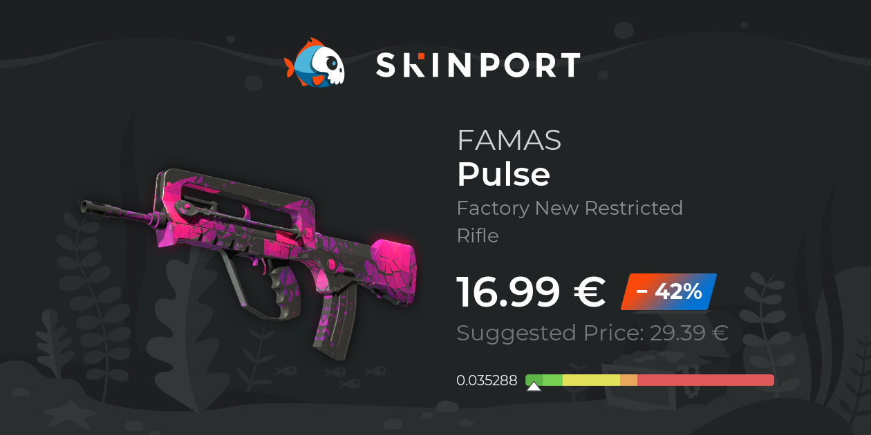 FAMAS | Pulse (Factory New) - Counter-Strike 2 - Skinport