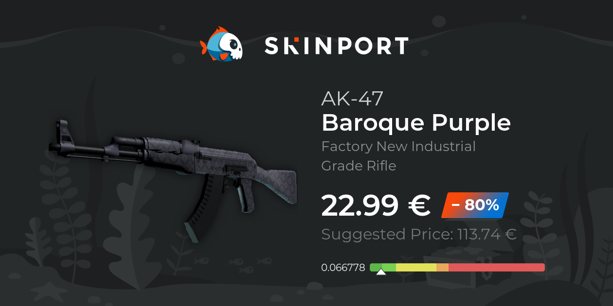 AK-47 | Baroque Purple (Factory New) - CS2 - Skinport