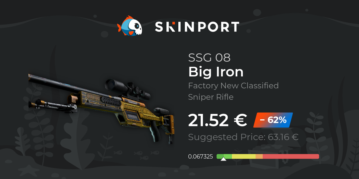 SSG 08 | Big Iron (Factory New) - CS:GO - Skinport
