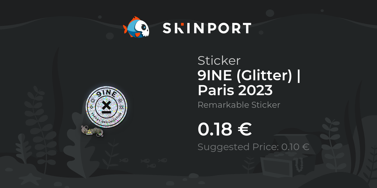 Sticker | 9INE (Glitter) | Paris 2023 - Counter-Strike 2 - Skinport