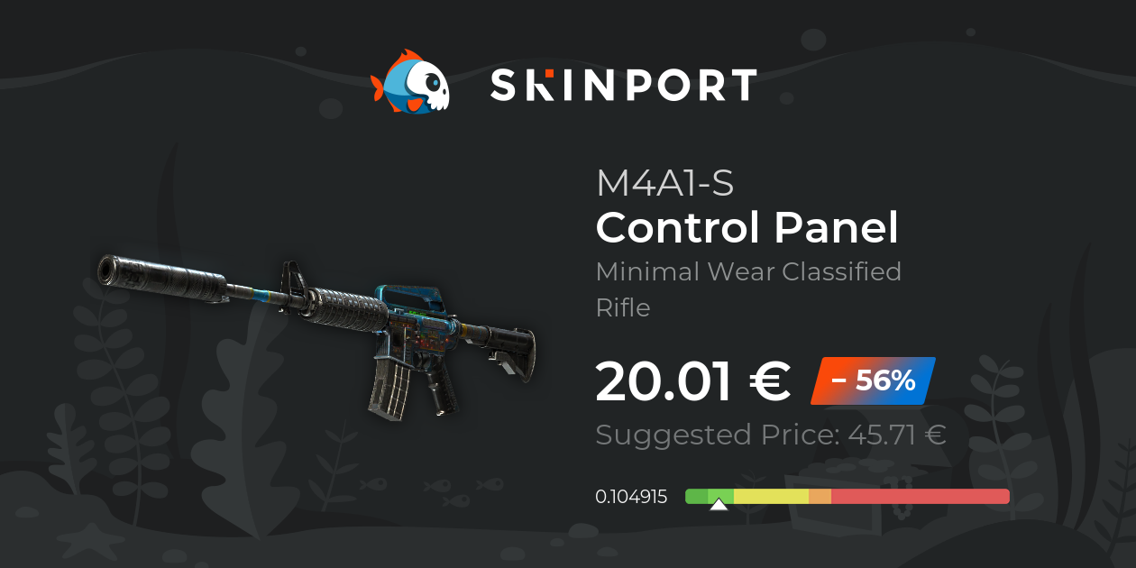 M4A1-S | Control Panel (Minimal Wear) - Counter-Strike 2 - Skinport