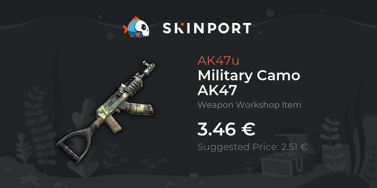 Military Camo AK47 - Rust - Skinport
