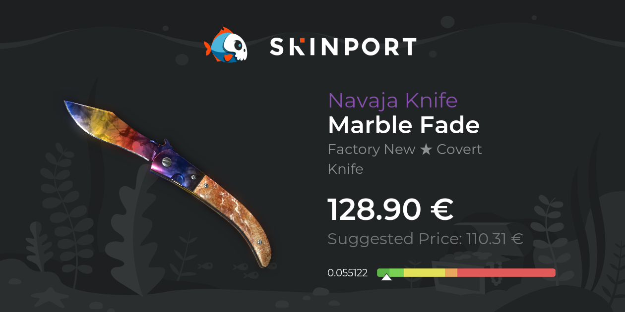 Navaja Knife | Marble Fade (Factory New) - Counter-Strike 2 - Skinport