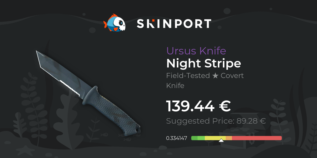Ursus Knife | Night Stripe (Field-Tested) - Counter-Strike 2 - Skinport