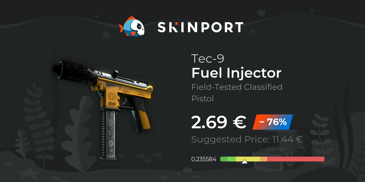 Tec-9 | Fuel Injector (Field-Tested) - Counter-Strike 2 - Skinport