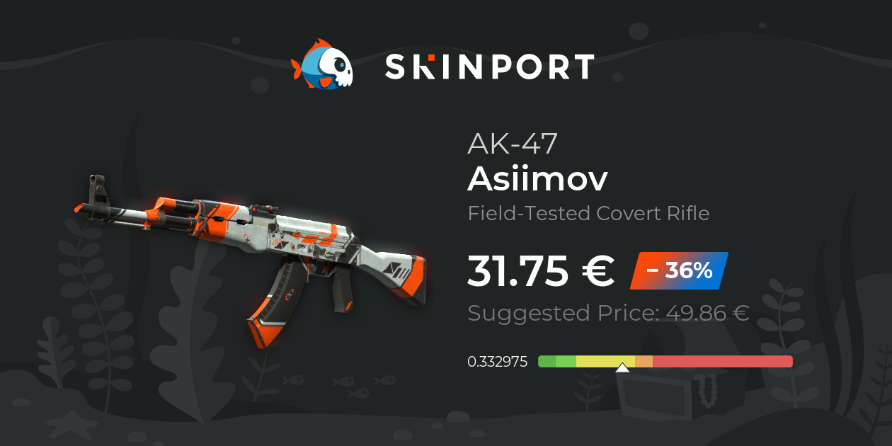 AK-47 | Asiimov (Field-Tested) - Counter-Strike 2 - Skinport