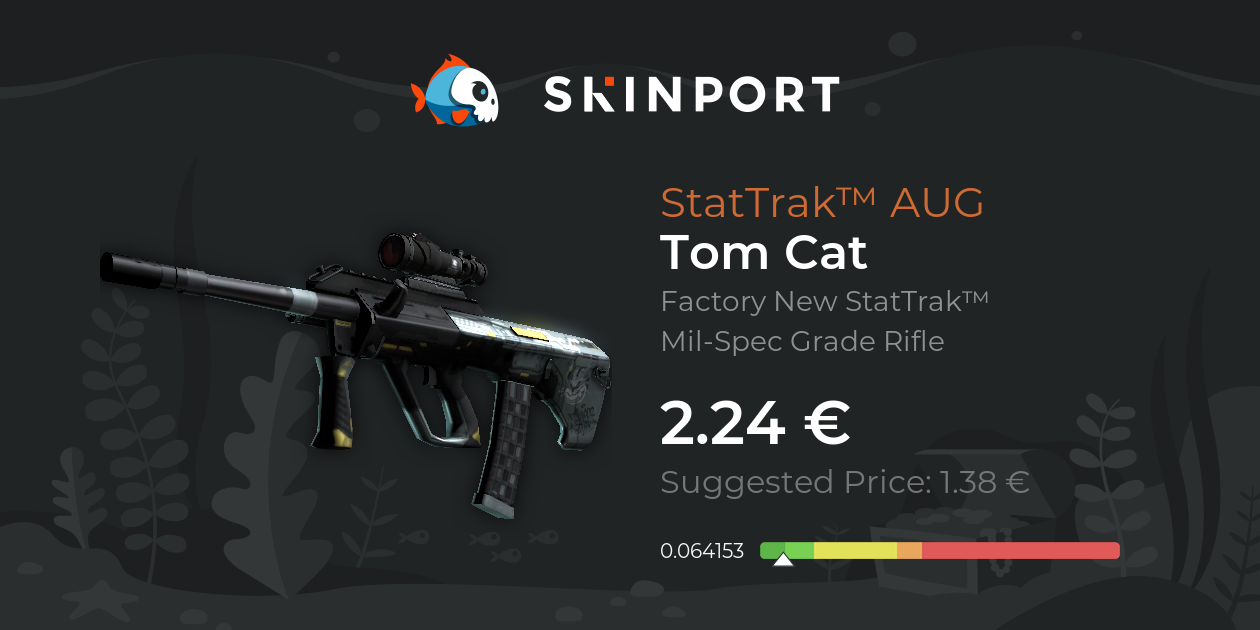 StatTrak™ AUG | Tom Cat (Factory New) - Counter-Strike 2 - Skinport