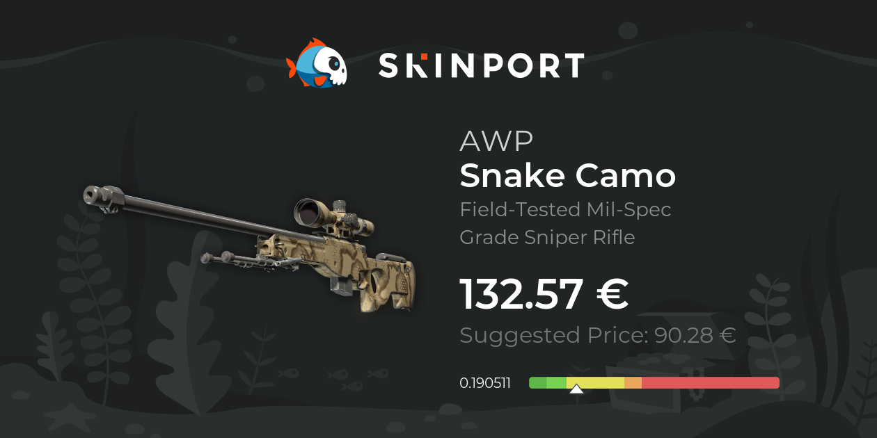 AWP | Snake Camo (Field-Tested) - Counter-Strike 2 - Skinport