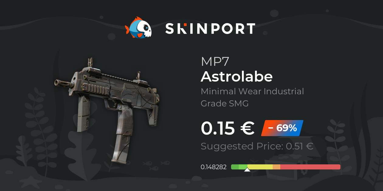 MP7 | Astrolabe (Minimal Wear) - Counter-Strike 2 - Skinport