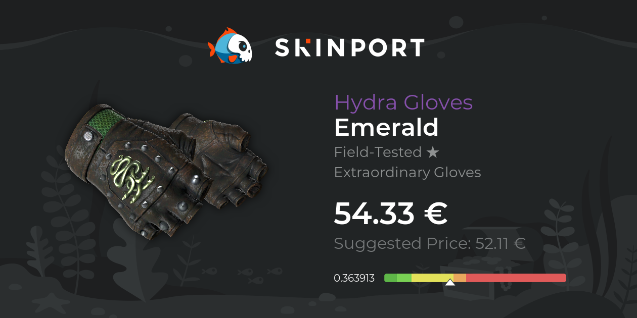 Hydra Gloves | Emerald (Field-Tested) - Counter-Strike 2 - Skinport
