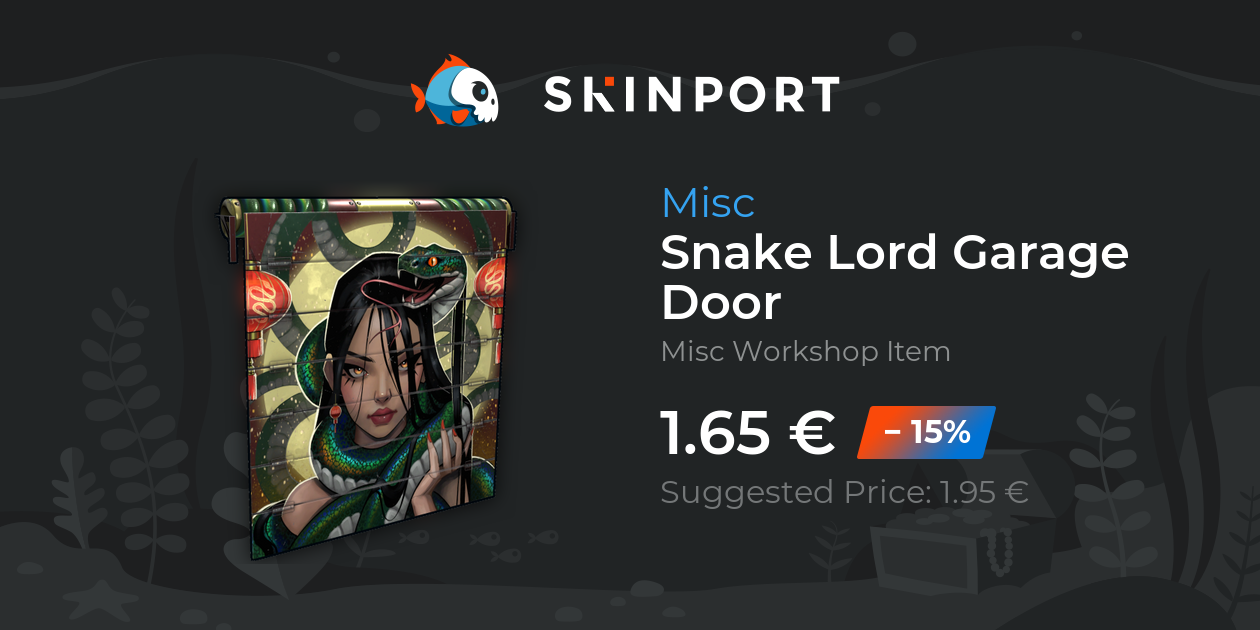 Snake Lord Garage Door - Rust - Skinport