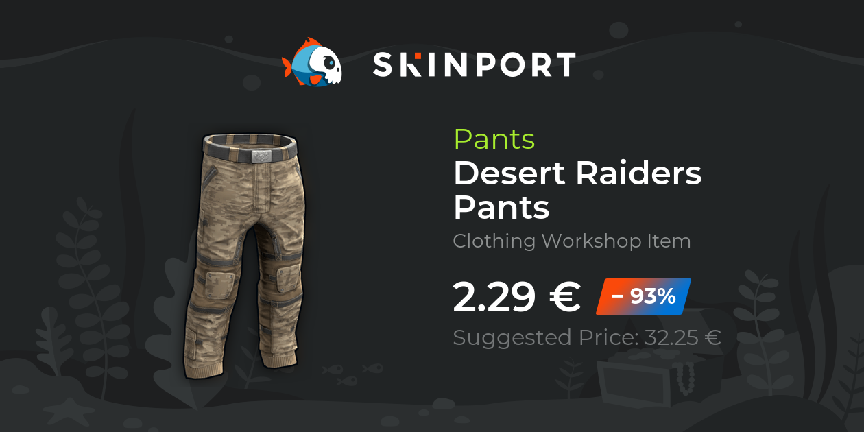 Desert Raiders Pants - Rust - Skinport