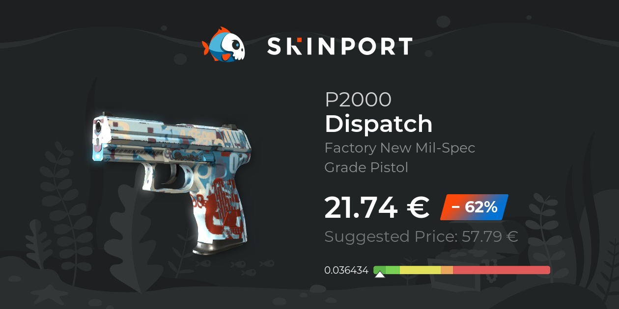P2000 | Dispatch (Factory New) - Counter-Strike 2 - Skinport