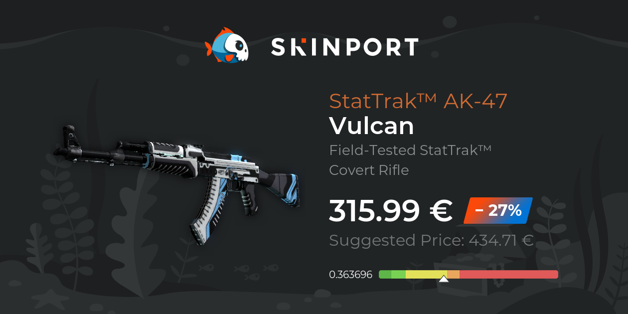 StatTrak™ AK-47 | Vulcan (Field-Tested) - Counter-Strike 2 - Skinport