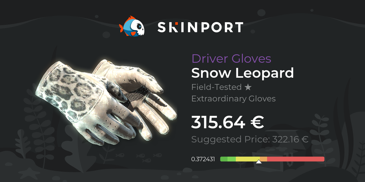 Driver Gloves | Snow Leopard (Field-Tested) - Counter-Strike 2 - Skinport