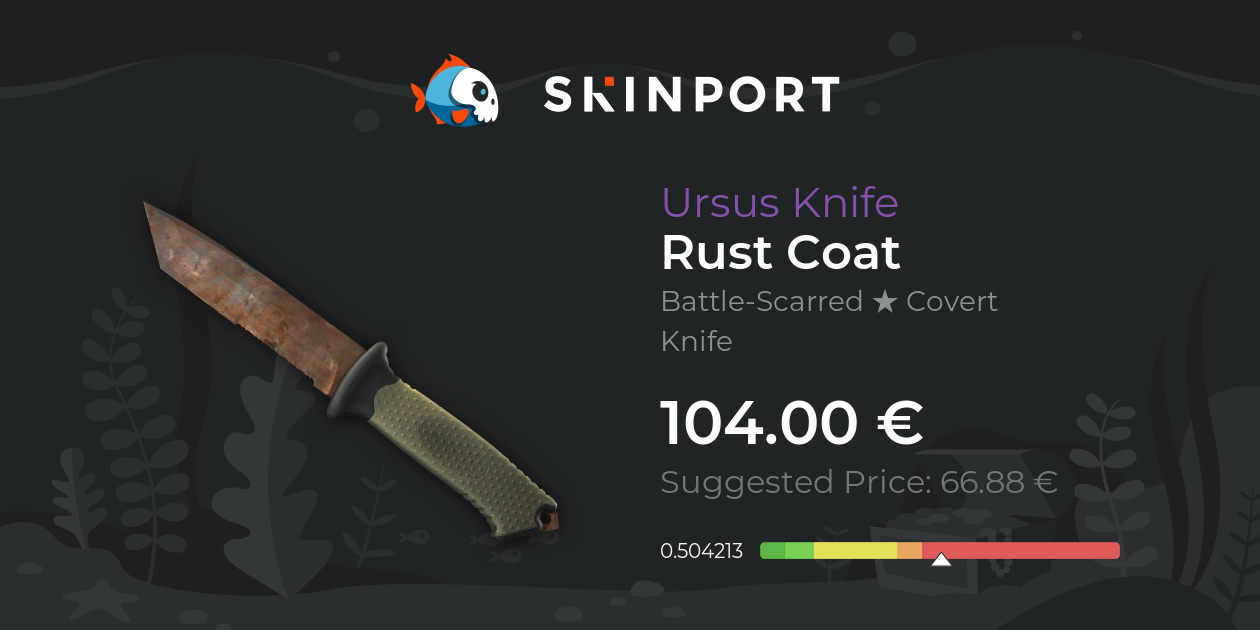 Ursus Knife | Rust Coat (Battle-Scarred) - Counter-Strike 2 - Skinport