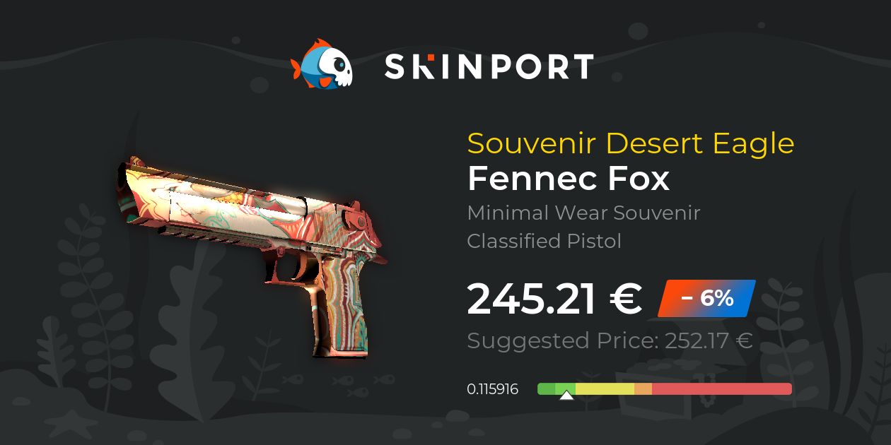 Souvenir Desert Eagle | Fennec Fox (Minimal Wear) - Counter-Strike 2 ...