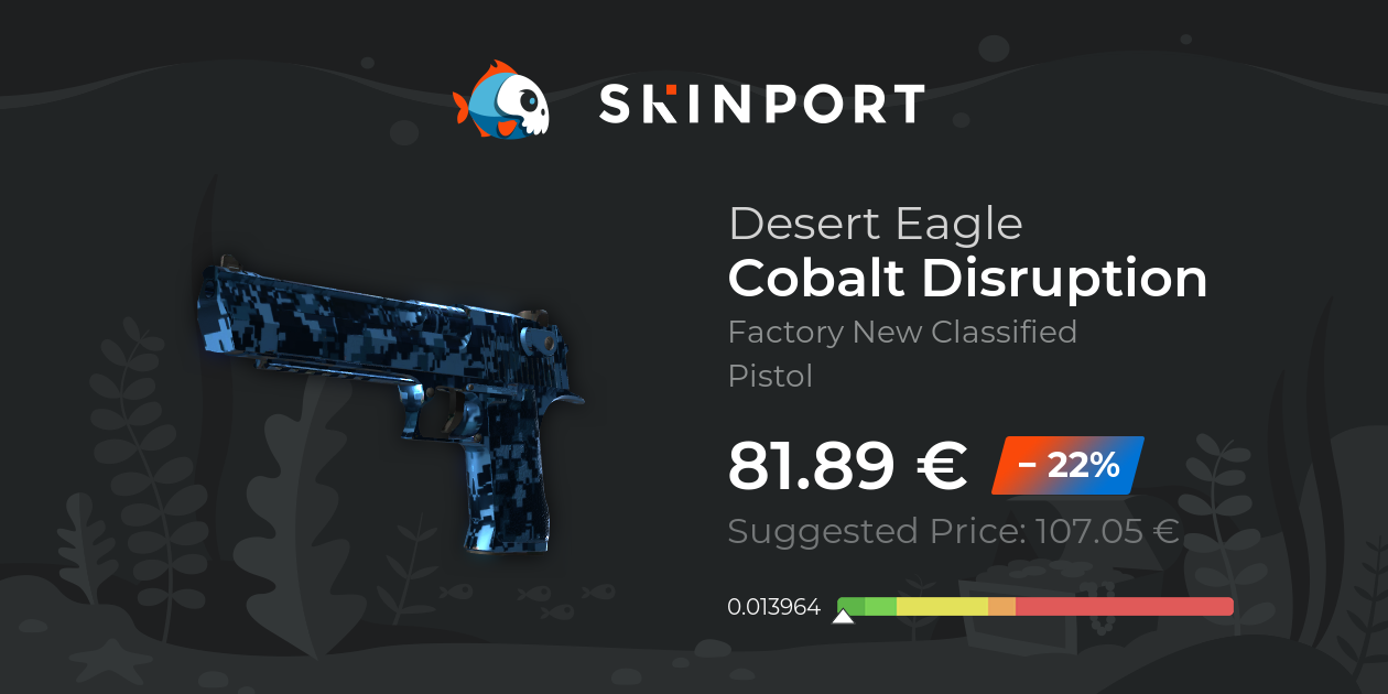 Desert Eagle | Cobalt Disruption (Factory New) - Counter-Strike 2 ...