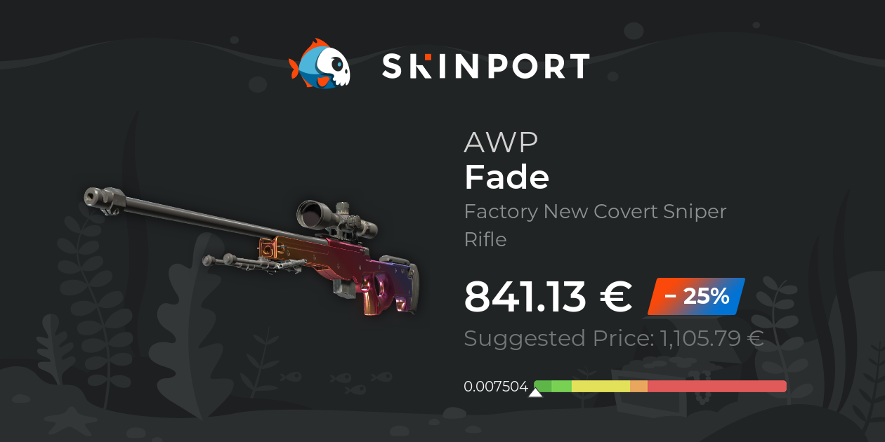 AWP | Fade (Factory New) - Counter-Strike 2 - Skinport